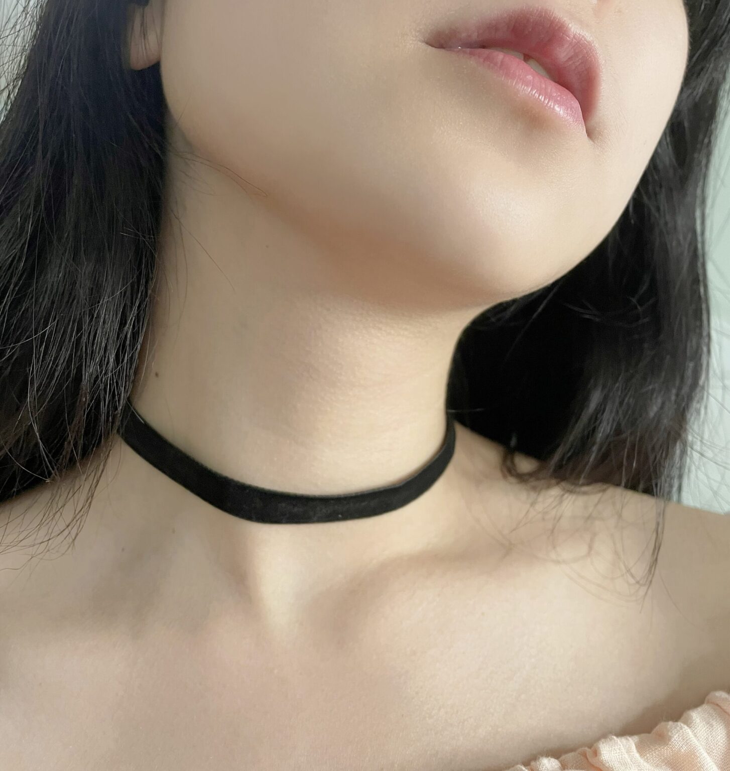 Thin Black Velvet Choker | California Modern Fashions